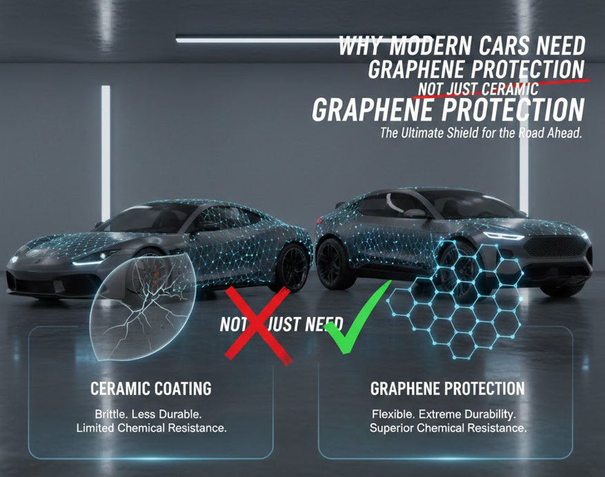 Why Modern Cars Need Graphene Protection — Not Just Ceramic - Glossgenic