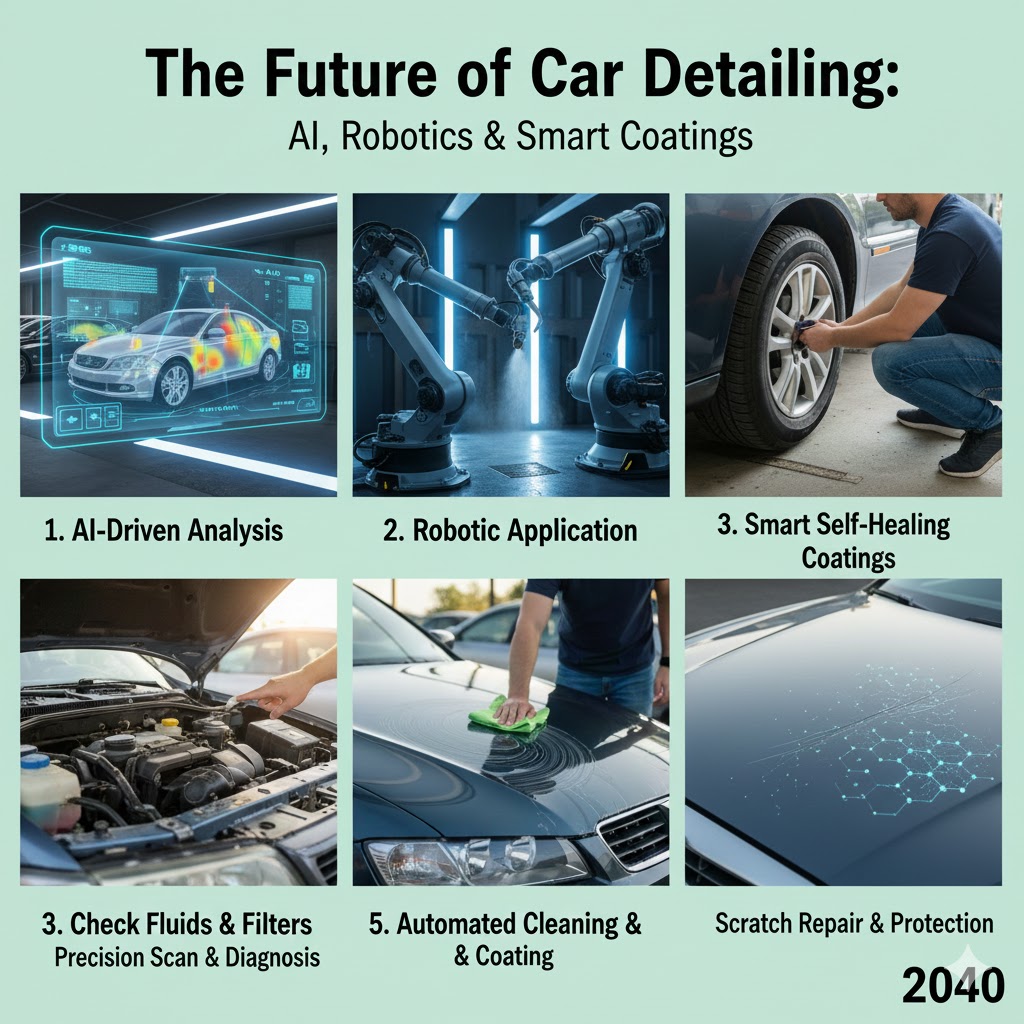 The Future of Car Detailing: AI, Robotics & Smart Coatings - Glossgenic