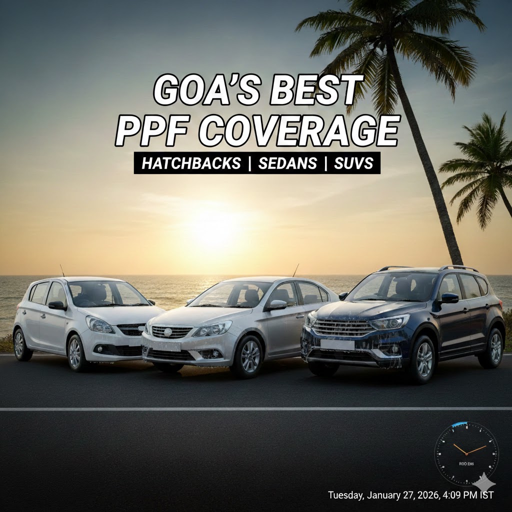 Best PPF Coverage Options for Hatchbacks, Sedans & SUVs in Goa - Glossgenic